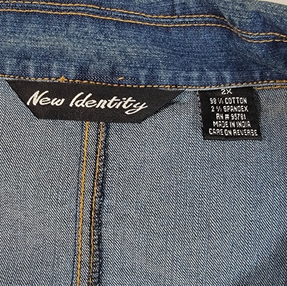 New Identity | Jackets & Coats | New Identity Womens Jean Jacket T32 ...